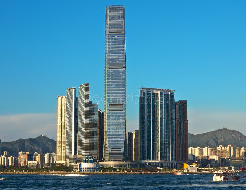 ICC Tower in Hong Kong stock photo. Image of building - 27103850