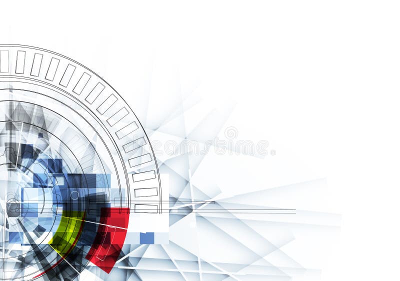 Ice Abstract Technology Background with Lines Texture of the Fro Stock ...