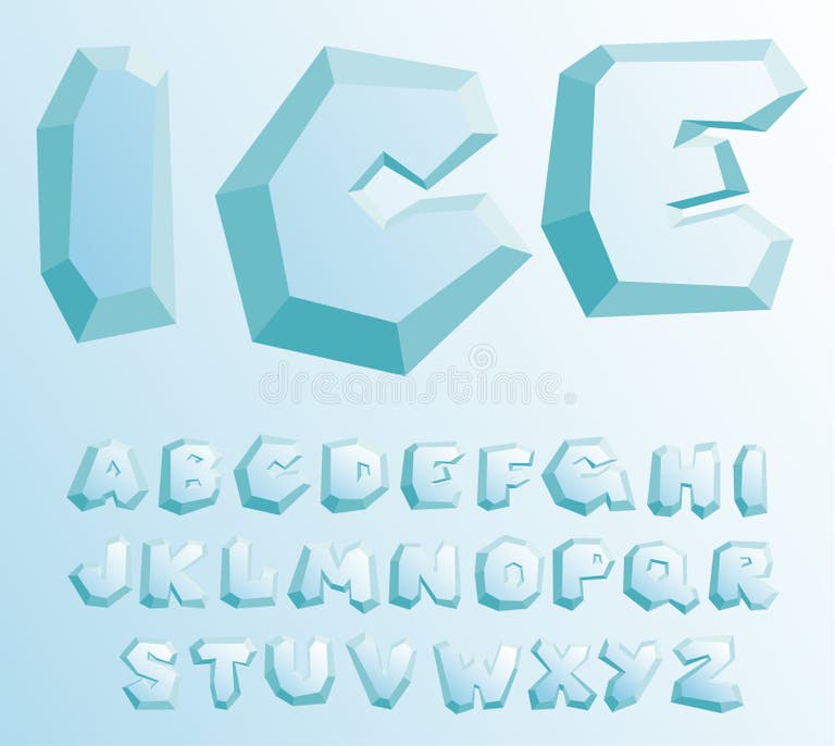 Ice Alphabet Stock Illustrations – 10,494 Ice Alphabet Stock ...