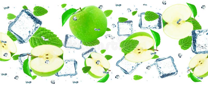 Ice apple stock photo. Image of light, splash, white - 54380656