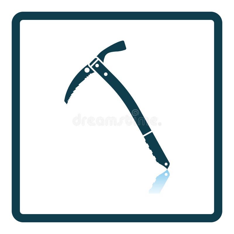 Ice Axe Icon stock vector. Illustration of glacier, mountaineering ...