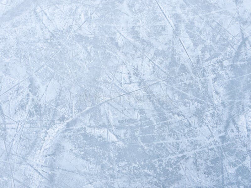 Ice Background with Marks from Skating and Hockey. Stock Image - Image ...