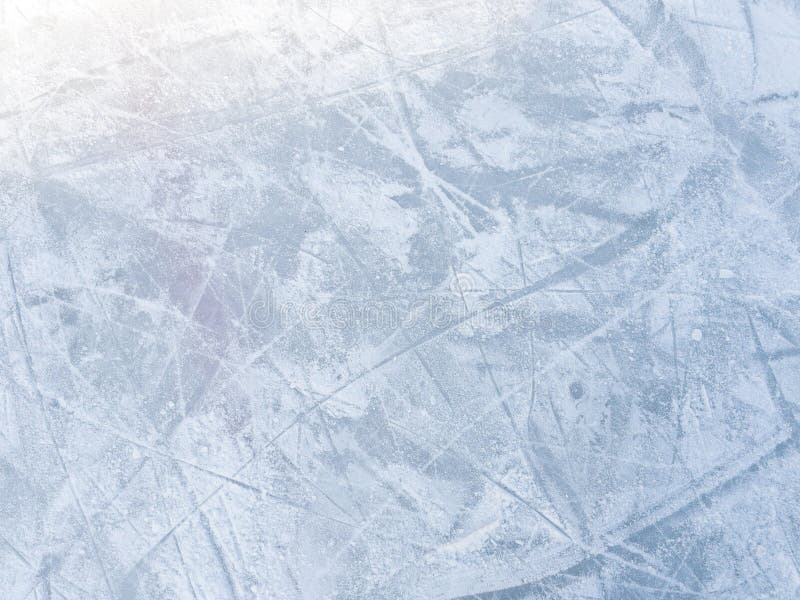 Ice Background with Marks from Skating and Hockey. Stock Image - Image ...