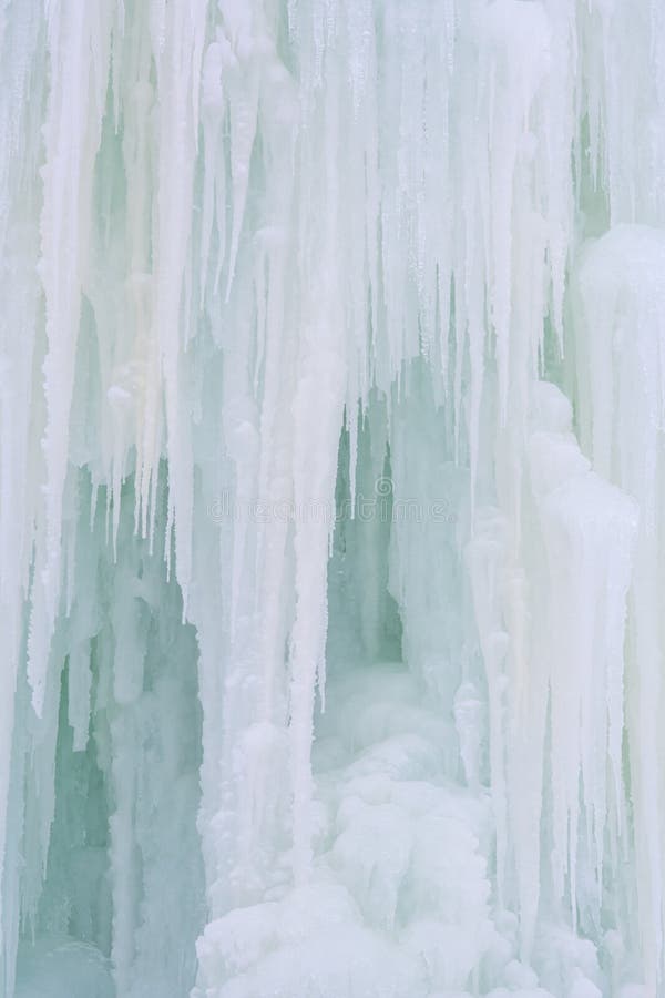 Ice Background with Texture Icicles, White and Blue Background Stock ...
