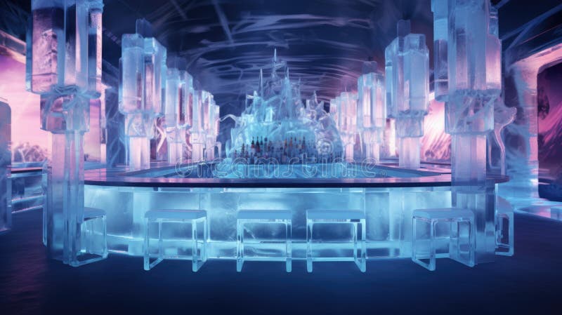 Ice Bar Background - Ice Bar Magic Ice Stock Image - Image of view ...