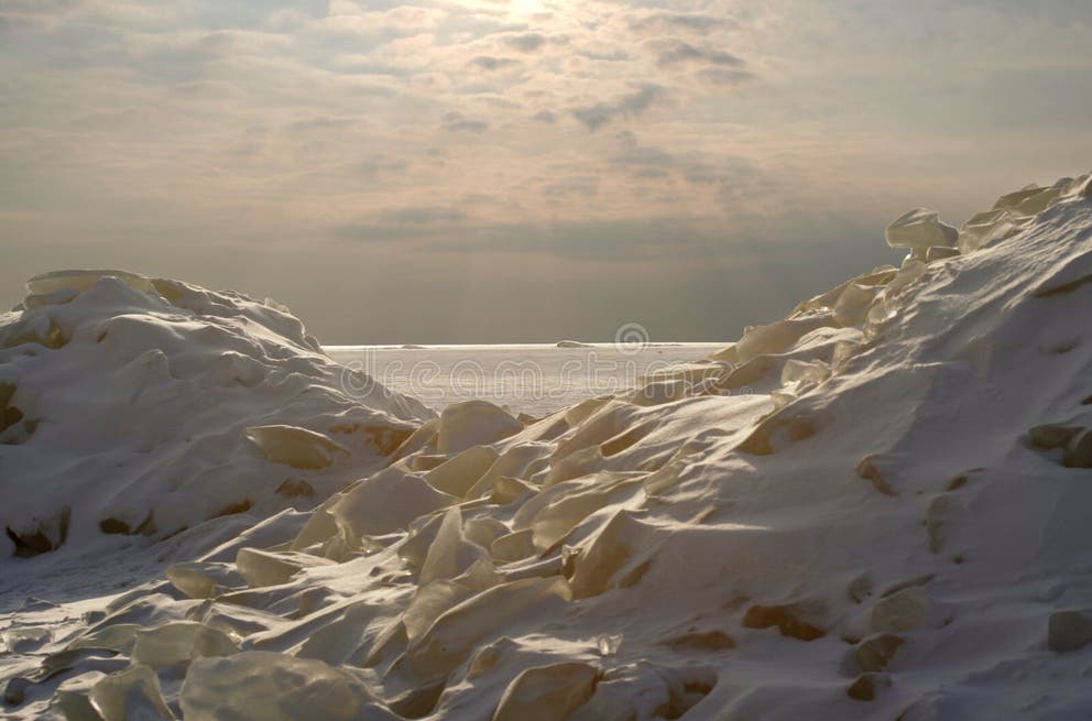 Ice battle-field-2 stock photo. Image of surface, dark - 284000
