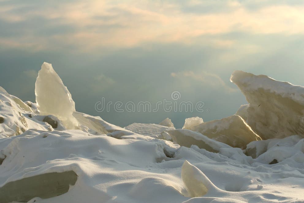 Ice battle-field stock photo. Image of piece, snow, sharp - 238080