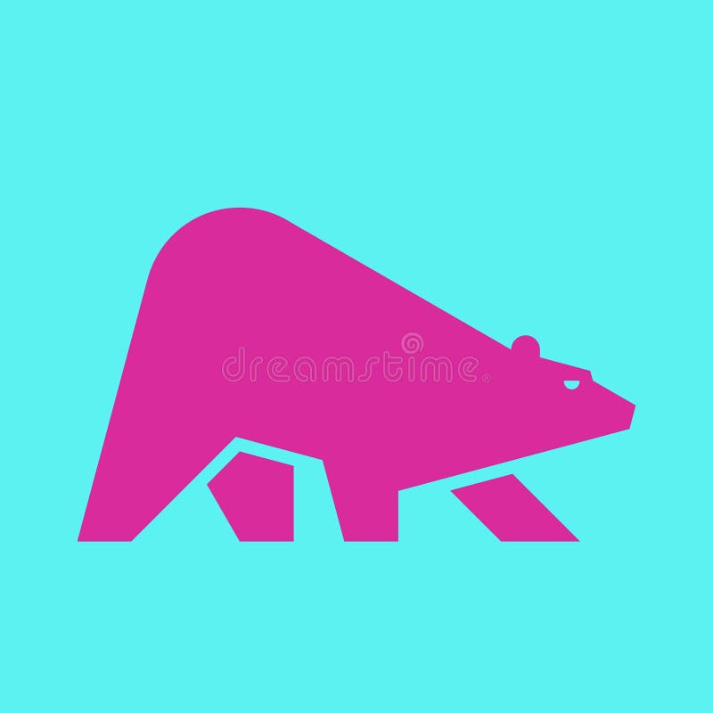 Ice Bear Logo stock vector. Illustration of bear, vector - 259982770