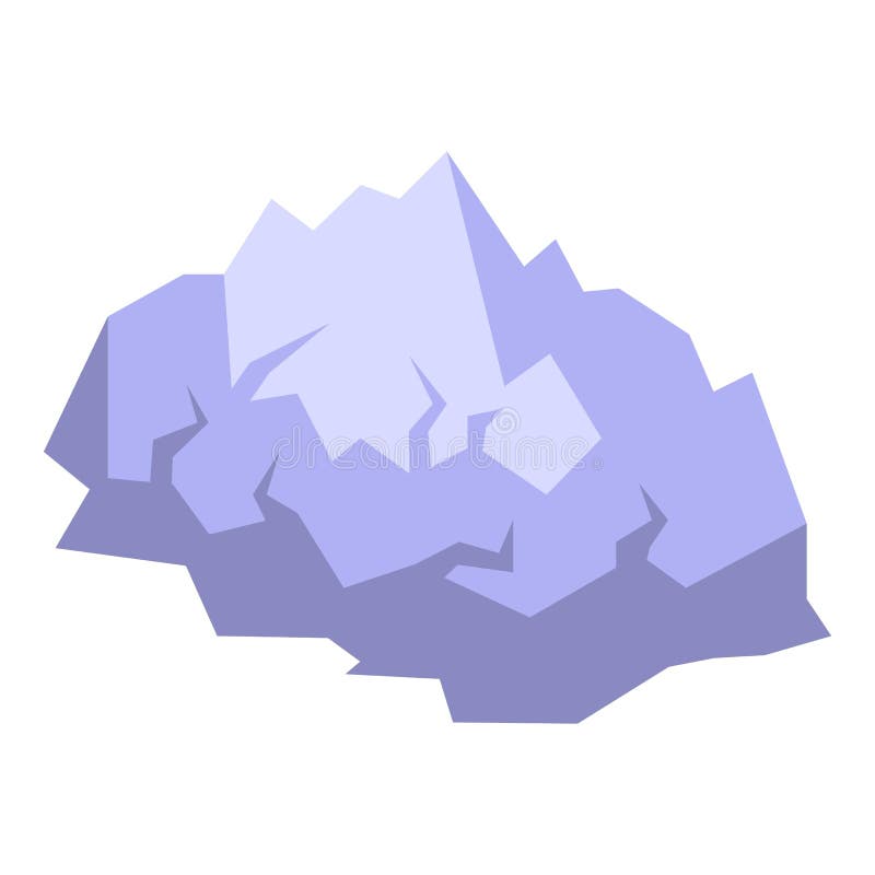Ice Berg Icon Isometric Vector. Glacier Sea Stock Illustration ...