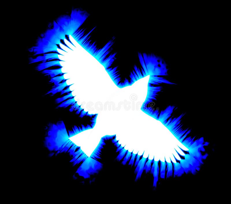 Ice Bird stock illustration. Illustration of hunt, colorful - 560922