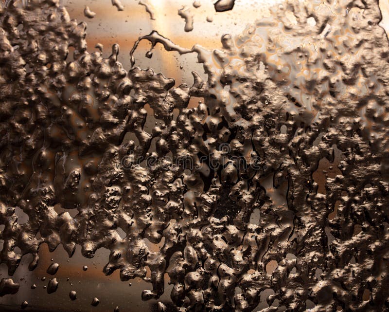 Ice on a Black Metal Background Stock Image - Image of iron, textured ...