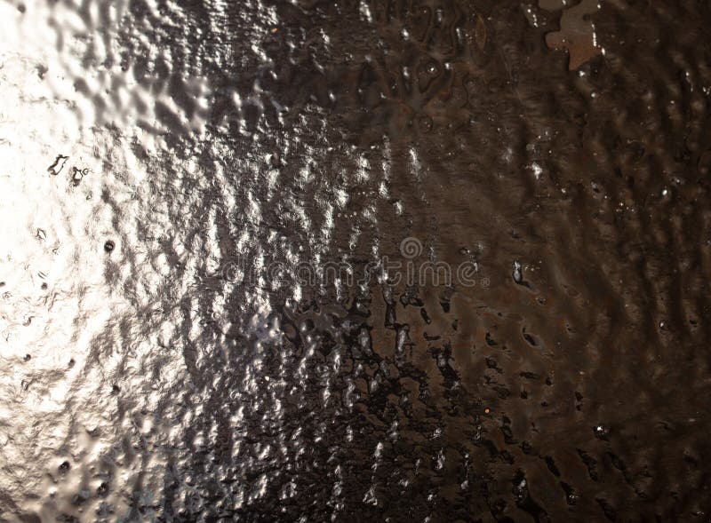 Ice on a Black Metal Background Stock Photo - Image of cold, abstract ...