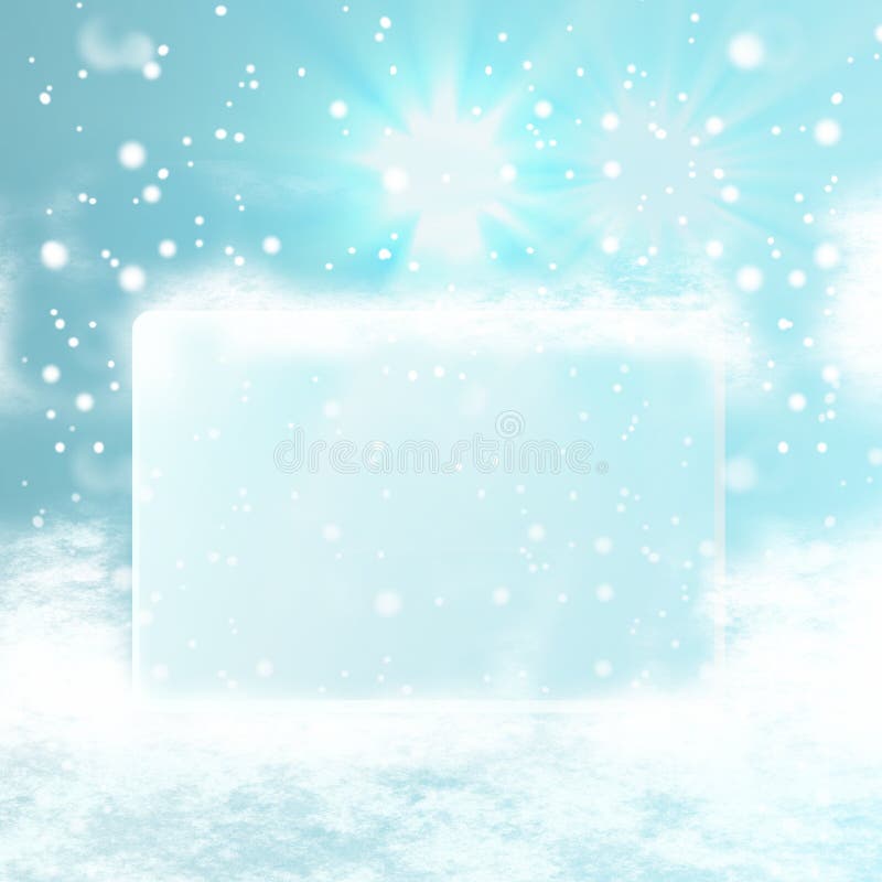 Ice Blank Board stock illustration. Illustration of presentation - 38689791