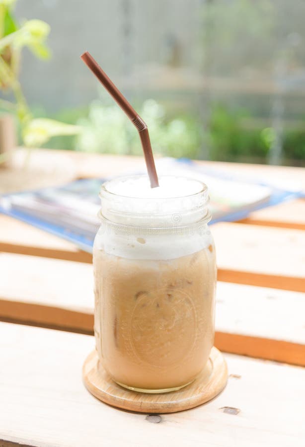 Ice blend caramel coffee stock image. Image of healthy - 58398389