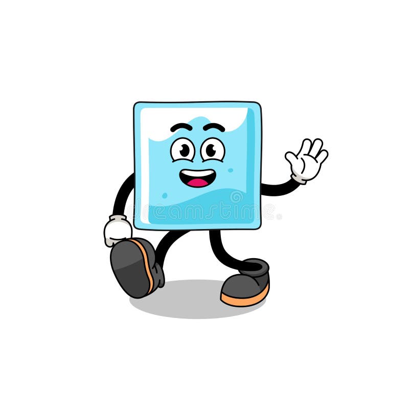 Cartoon Block Ice Character Stock Illustrations – 244 Cartoon Block Ice ...