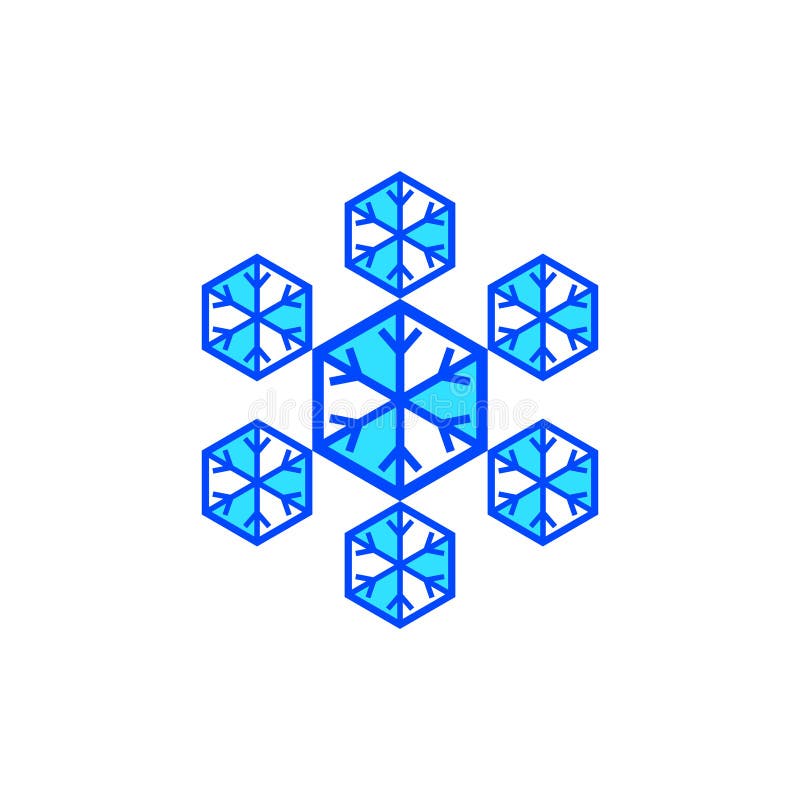 Ice Block Cube Geometric Modern Business Creative Design Template Stock ...