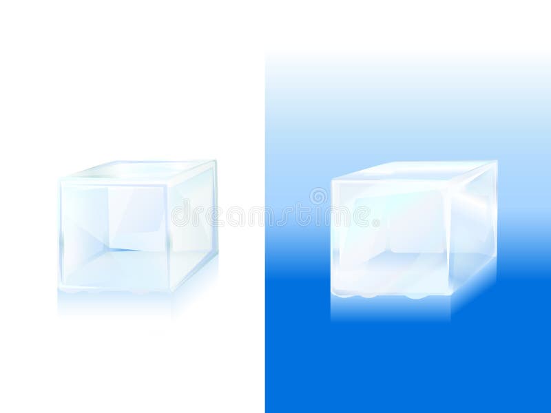 Ice Block Icon Vector Illustration of Frozen Block Stock Vector ...
