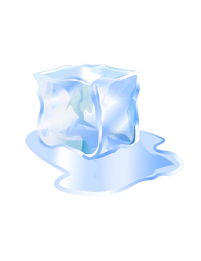 Ice Block Icon Vector Illustration of Frozen Block Stock Vector ...