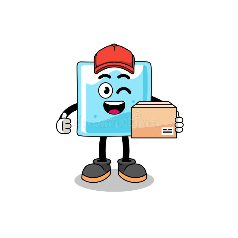Cartoon Block Ice Character Stock Illustrations – 244 Cartoon Block Ice ...