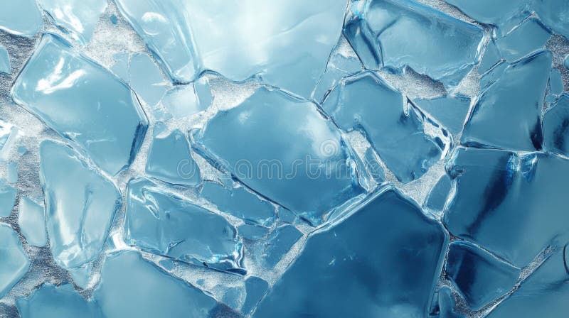 Ice Blocks Create a Cool and Refreshing Texture with Light Reflections ...