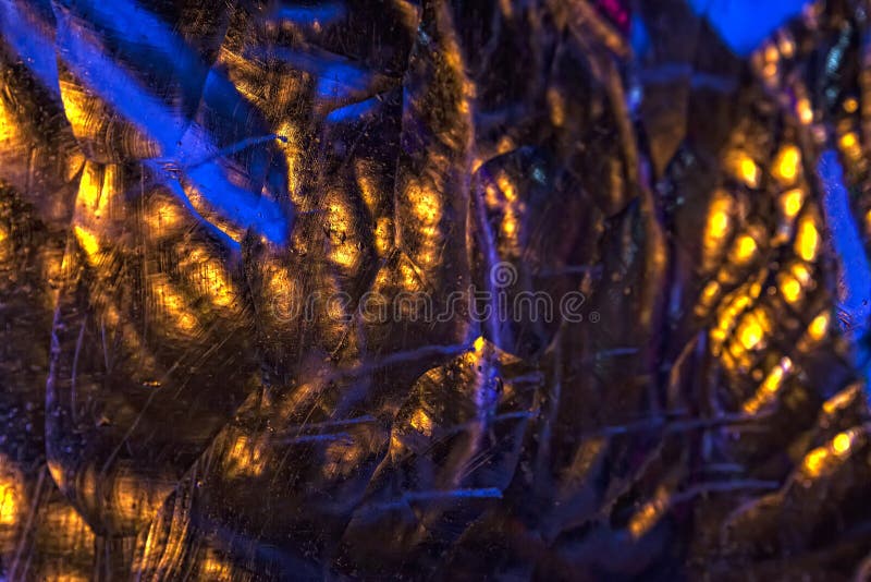 Ice Blue Color Backlight, Abstract Background of Ice Texture from Ice ...