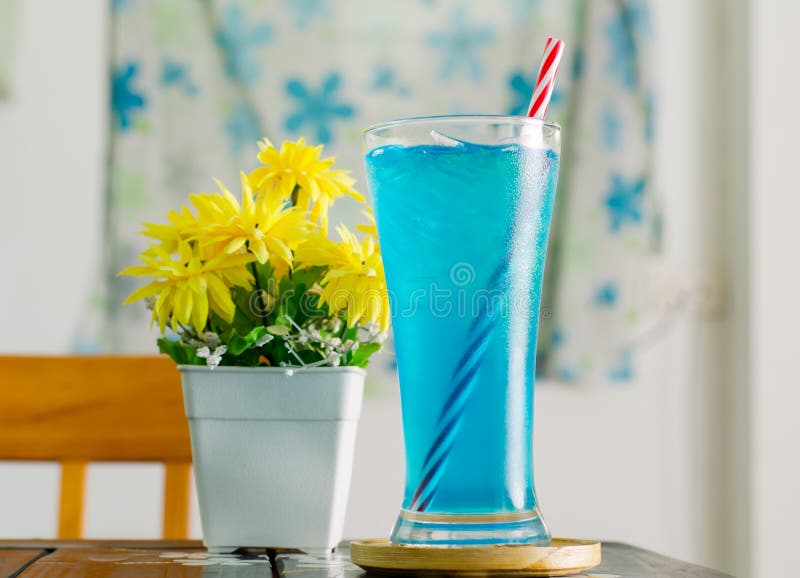 Ice blue drink stock image. Image of cocktail, cold, cool - 78957185