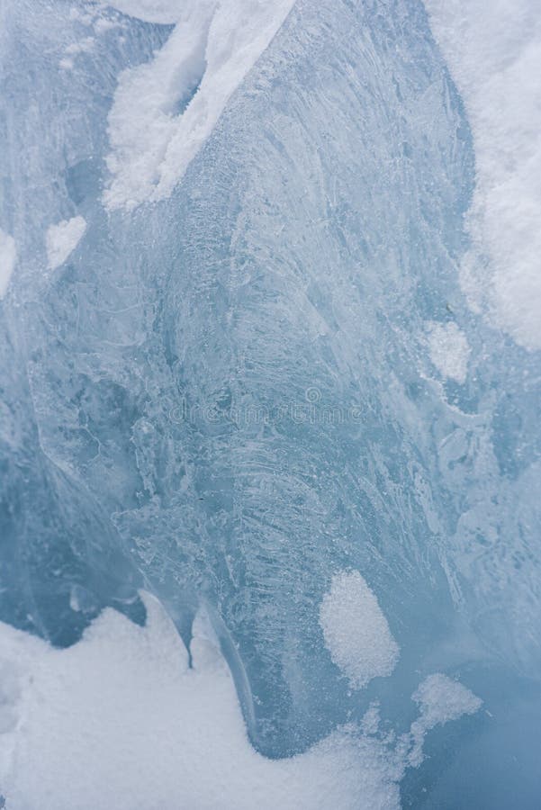Ice, Blue Ice Texture. a Large Block of Ice Stock Photo - Image of ...