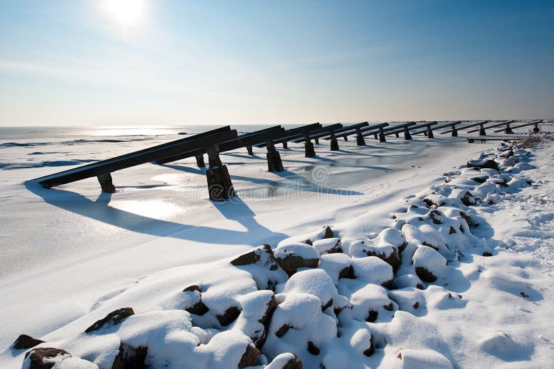 Ice breakers in winter stock photo. Image of culture - 12803832