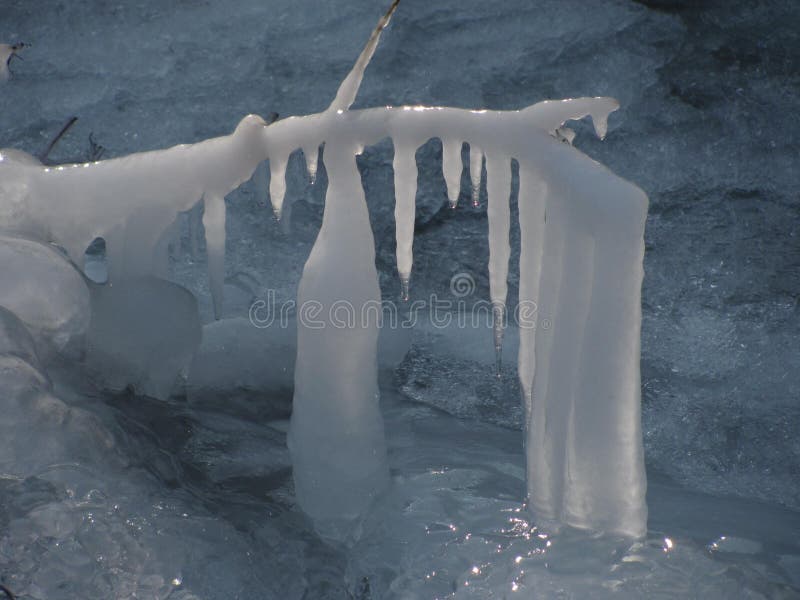 Ice bridge stock image. Image of frozen, tree, like, outdoors - 46596903