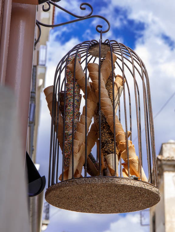 Ice cage. stock photo. Image of relaxed, cage, europe - 78168434