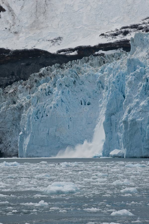 Glacial ice calving stock photo. Image of falling, nature - 11612188