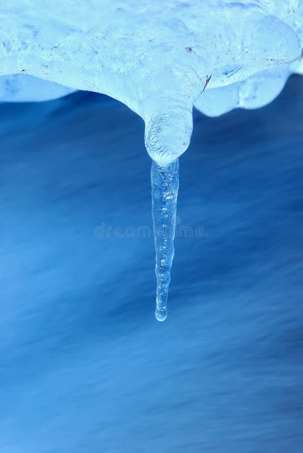 Ice candles stock photo. Image of season, stream, flow - 29128230