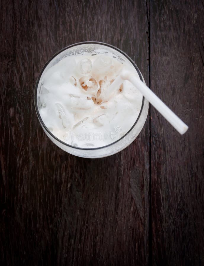 Ice Cappuccino Coffee Cup . Stock Image - Image of delicious, freshness ...