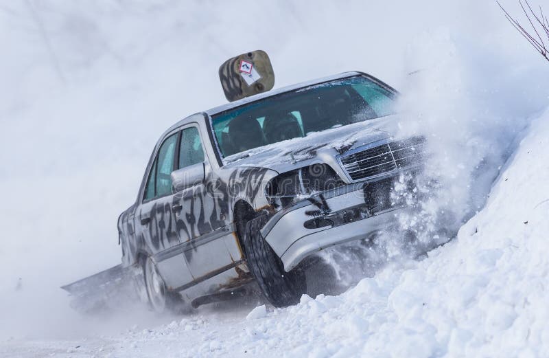 Ice Car Racing stock image. Image of snow, competition - 125110873