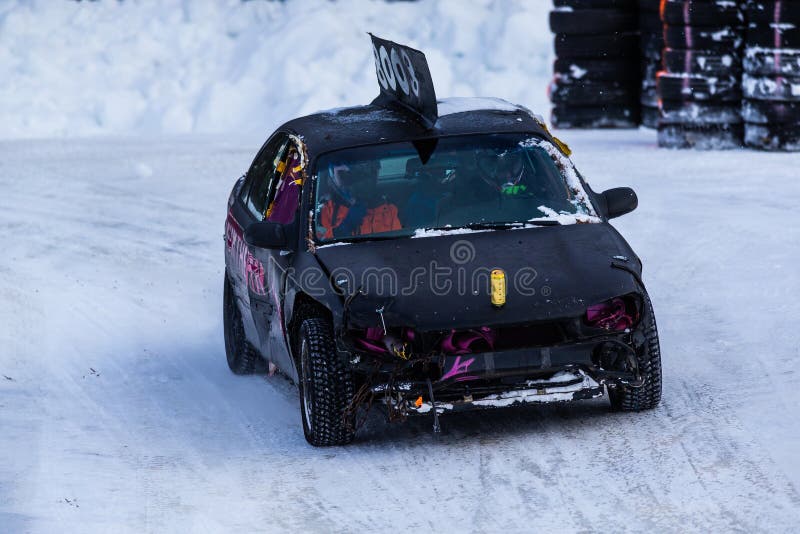 Ice Car Racing stock image. Image of racing, adventure - 125110893
