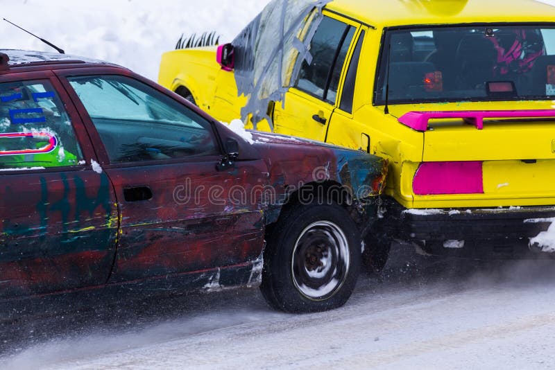 Ice Car Racing stock image. Image of speed, dynamic - 125110957