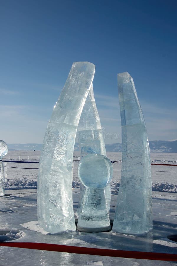 Ice Carving with a Chisel. Ice Sculptures Editorial Photo - Image of ...