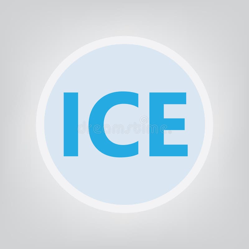 ICE in Case of Emergency Concept Stock Vector - Illustration of medical ...