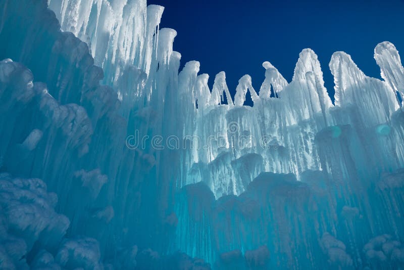 Ice castle stock image. Image of formations, shades - 137318487
