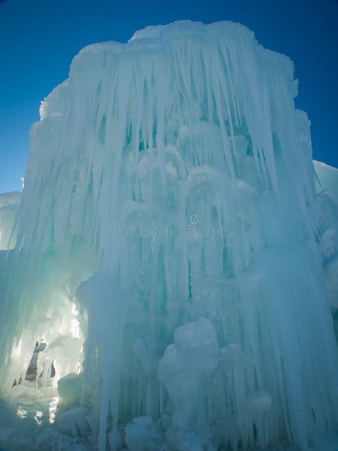 Ice Castles stock photo. Image of frozen, blue, tunnel - 22878006