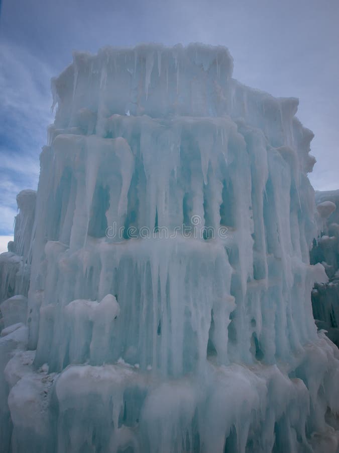 Ice Castles stock image. Image of colorado, tower, icicles - 22960973
