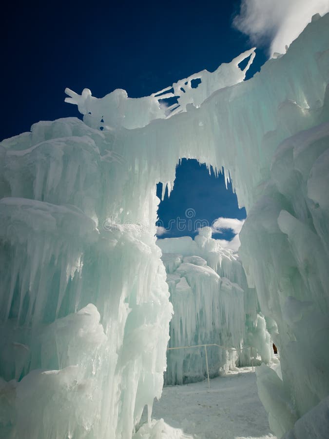 Ice Castles stock photo. Image of colorado, wonderland - 23009268