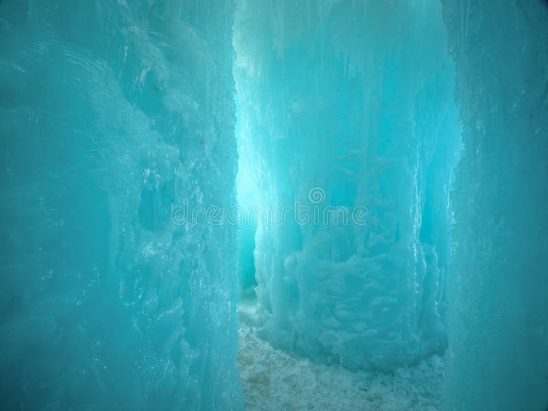 Ice Castles stock photo. Image of icicles, blue, silverthorne - 23009488