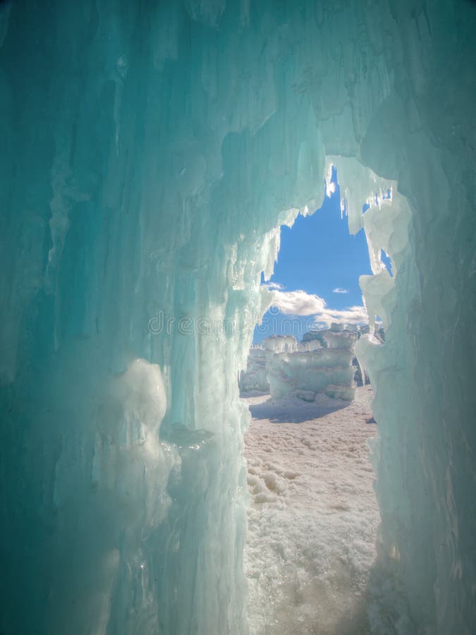 Ice Castles stock image. Image of icicles, castles, blue - 23009543