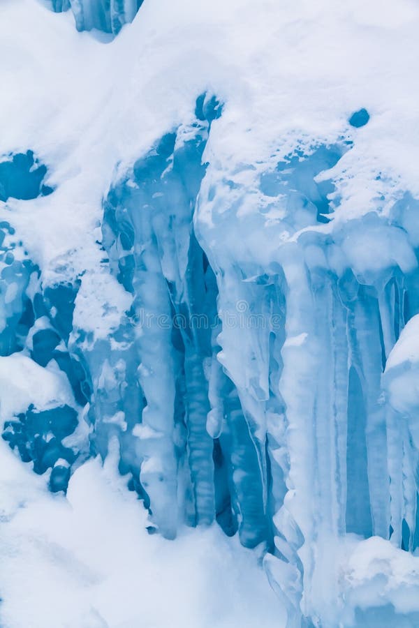 Ice Castles Icicles and Ice Formations Stock Image - Image of colorado ...
