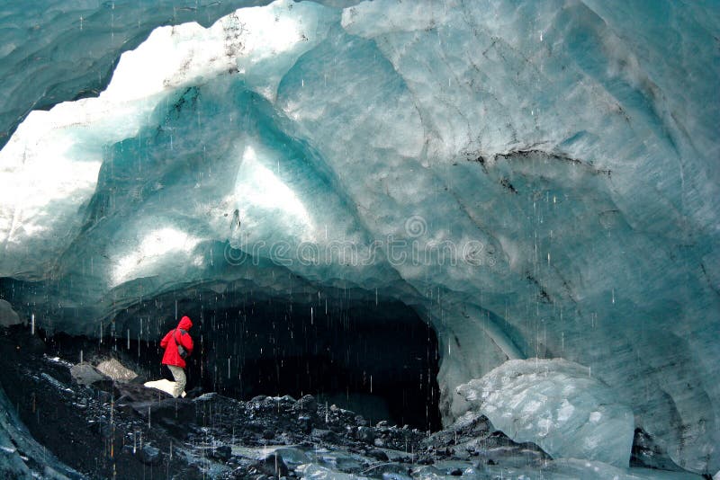 Ice cave stock photo. Image of glacier, cave, cold, iceland - 13333730