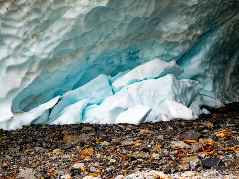 Ice Cave Dimples stock image. Image of washington, pattern - 174094205