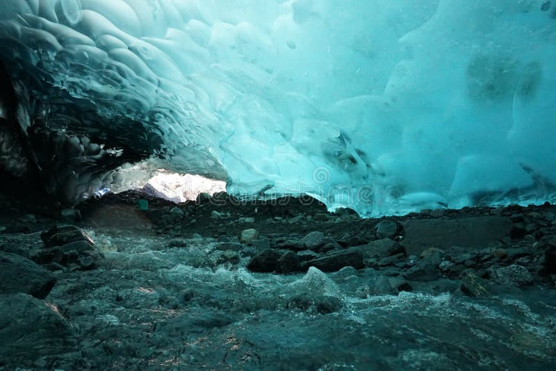 Ice Cave stock image. Image of rock, global, arctic - 109044021