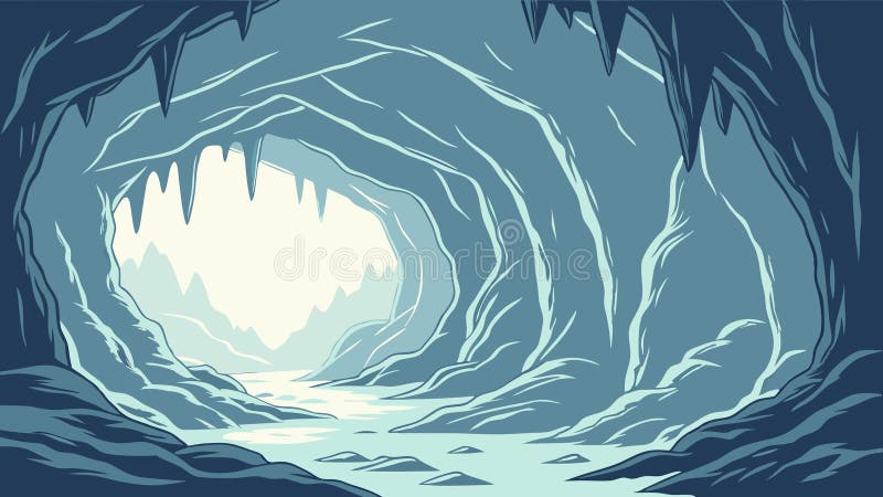 Ice Cave Underground, Glacial Cave, Ice Formation, Cave Exploration ...