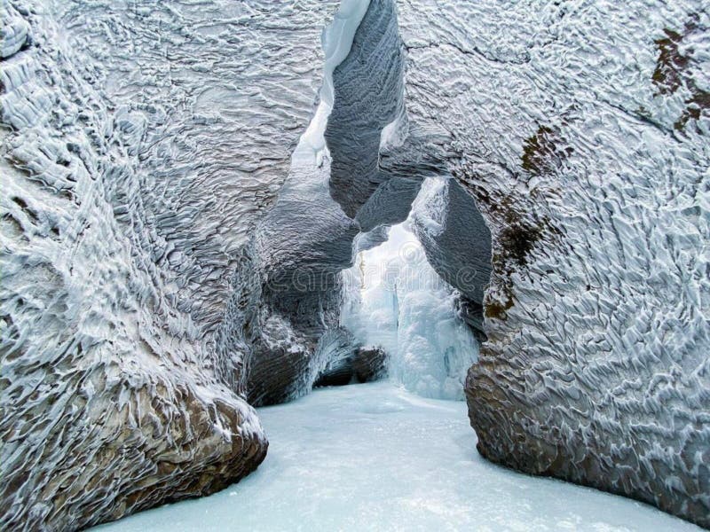Ice Cave View of Yoho National Park Stock Image - Image of view, yoho ...